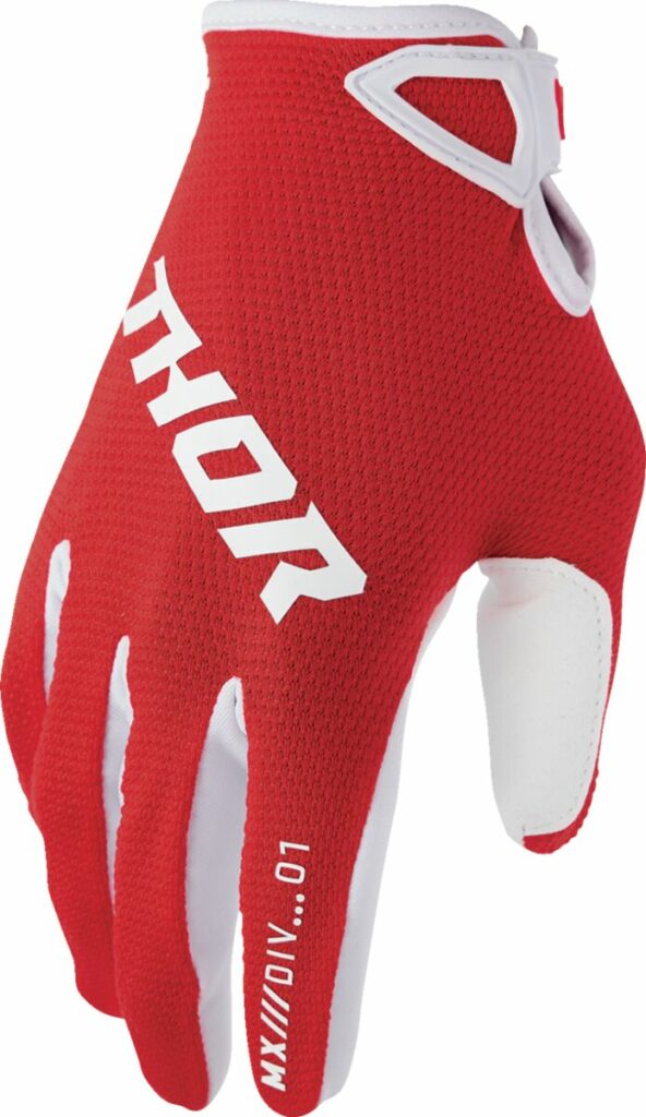 THOR GLOVES RIDEMODE STATIC RED - JJ Motorcykler